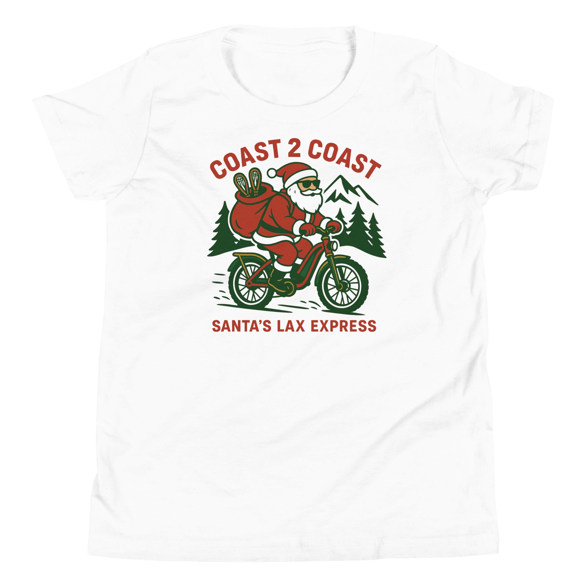 Santa’s Lax Express Youth Lacrosse Tee | Coast 2 Coast – Coast 2 Coast ...